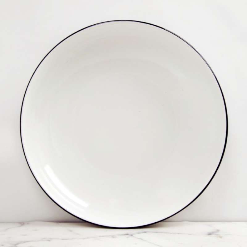 Promo Peralatan Makan Artisan Ceramic White Paper Pasta Bowl Diskon 21% ...