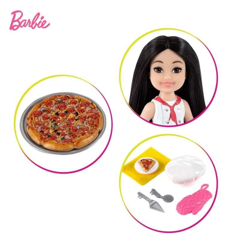 Jual Barbie Chelsea Can Be Pizza Chef Playset di Seller Tulus Toyland ...