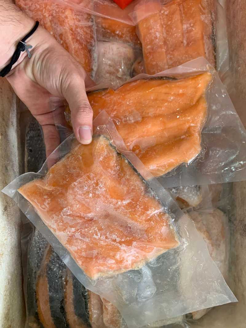 Jual Ikan Salmon Kirimi Fillet / Slices Kirimi / Frozen Premium Quality ...