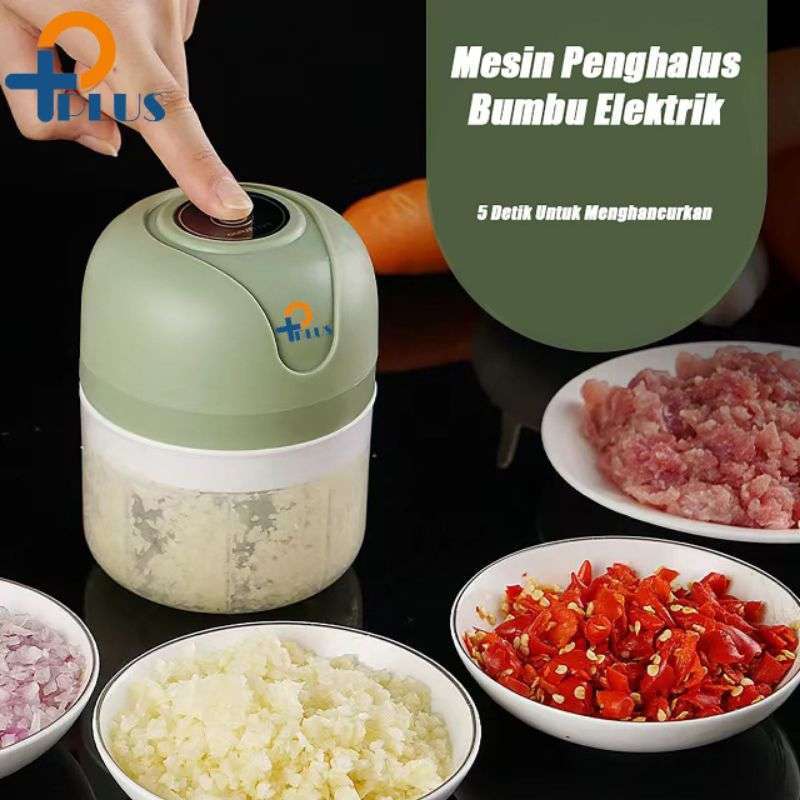 Promo [ PPLUS ] Mini Chopper Blender Portable Gilingan Mini Bumbu dan ...