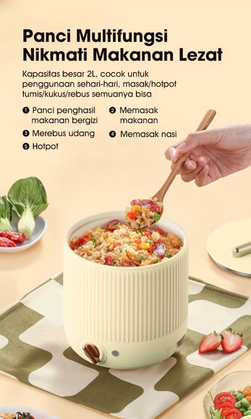 Jual SAMONO SWDG05 Panci Listrik Serbaguna 2L 600W Electric Cooker SW ...