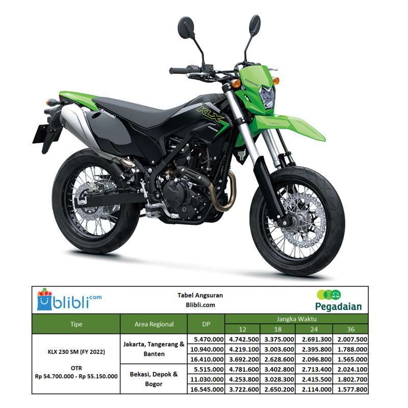 Jual Pegadaian - [DP] Kawasaki KLX 230 SM Sepeda Motor [OTR ...