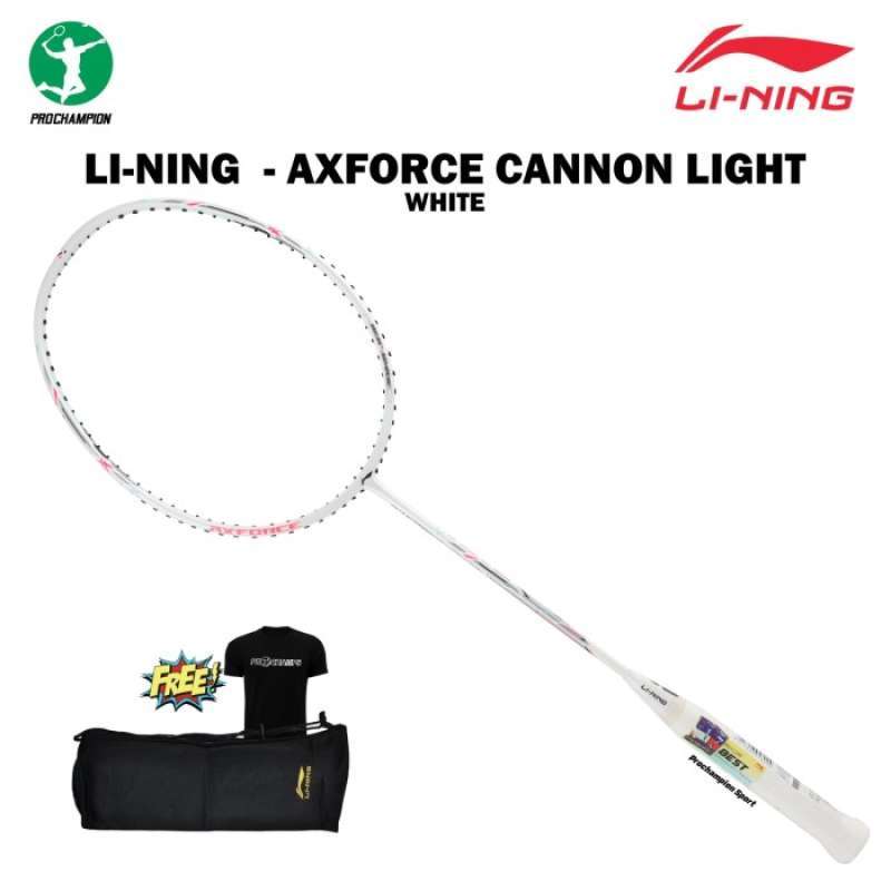 Jual Raket Badminton Original AXFORCE AX FORCE CANNON AYPT307-1 Black ...