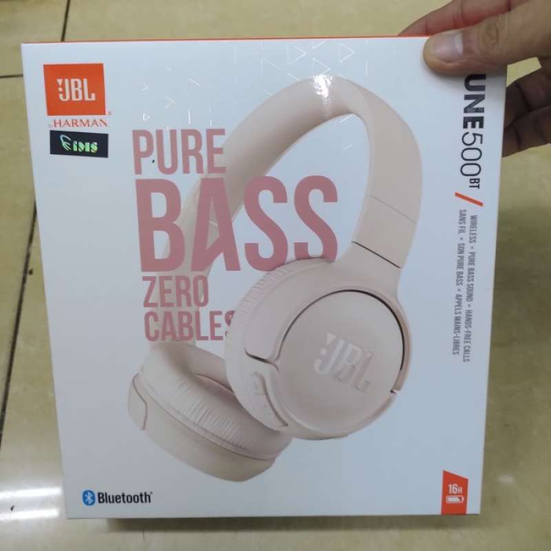 Promo JBL T500BT / T 500 BT / Tune 500BT Wireless On- Ear Headphone ...