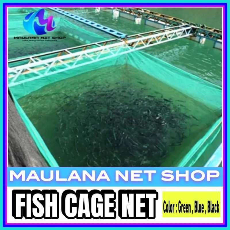 Jual Jaring Hapa Ikan Waring Kasa / Jaring Tambak Benih Ikan ...