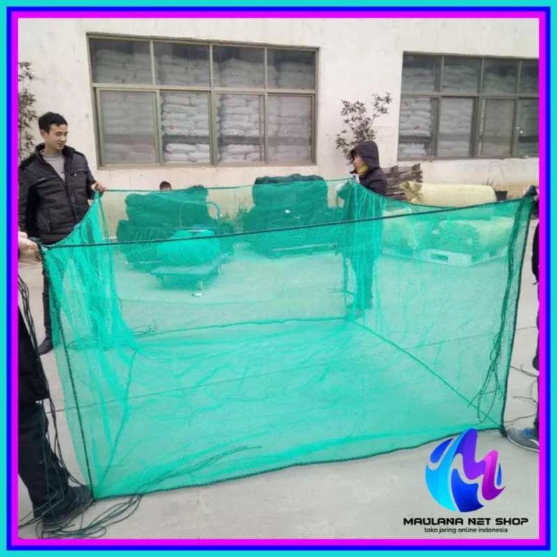 Jual Jaring Hapa Ikan Waring Kasa / Jaring Tambak Benih Ikan ...