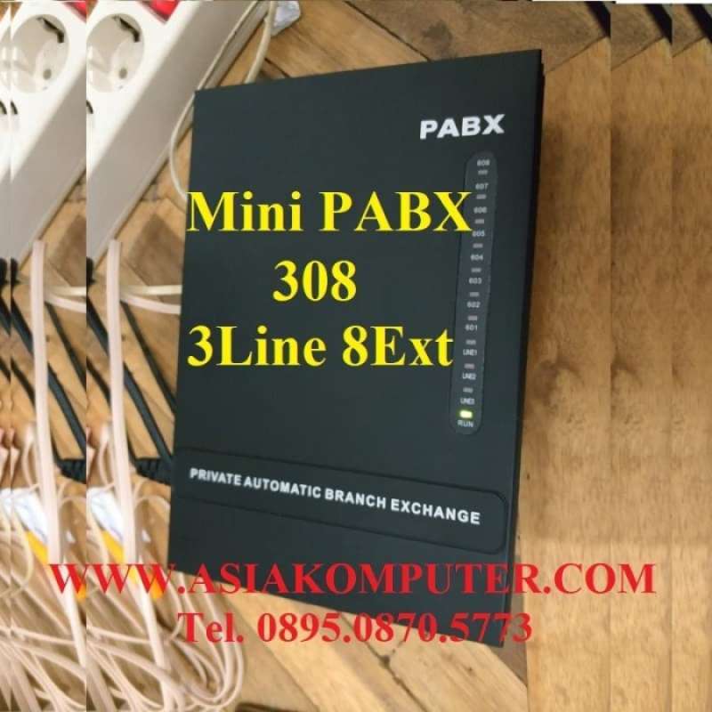 Jual Mini PABX Murah GENEX 308 setara PBX Sahitel PB308 Intercom D308 ...