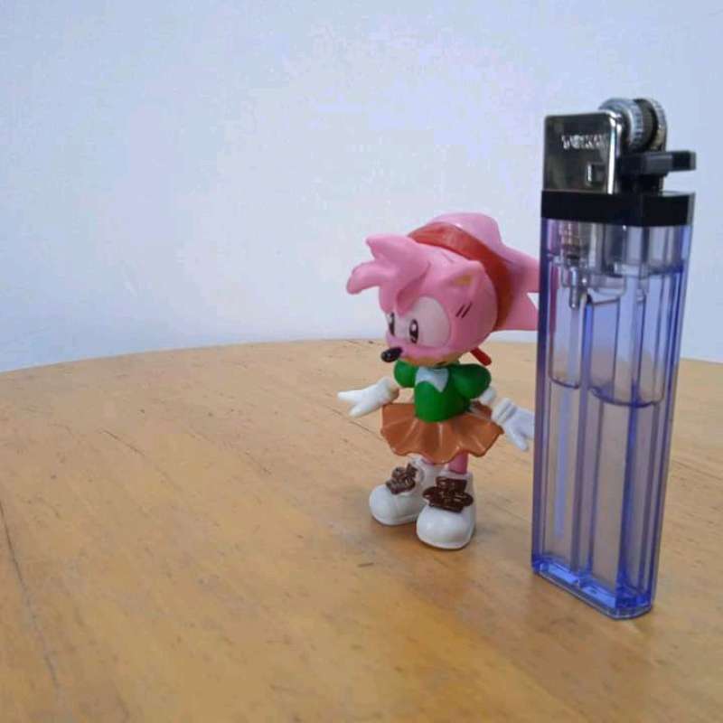 Jual mainan action figure mini amy rose sonic the hedgehog series ...