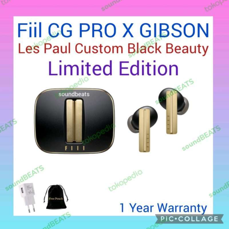 Promo Fiil CG PRO X GIBSON Les Paul Black Beauty TWS Earbuds Limited ...