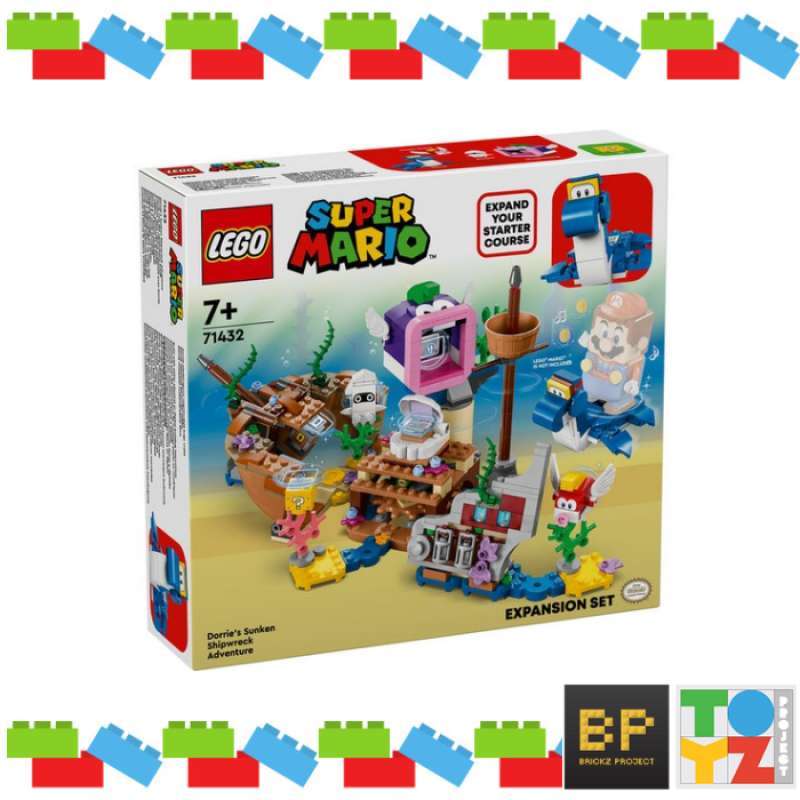 Jual LEGO 71432 Super Mario - Dorrie's Sunken Shipwreck Adventure ...