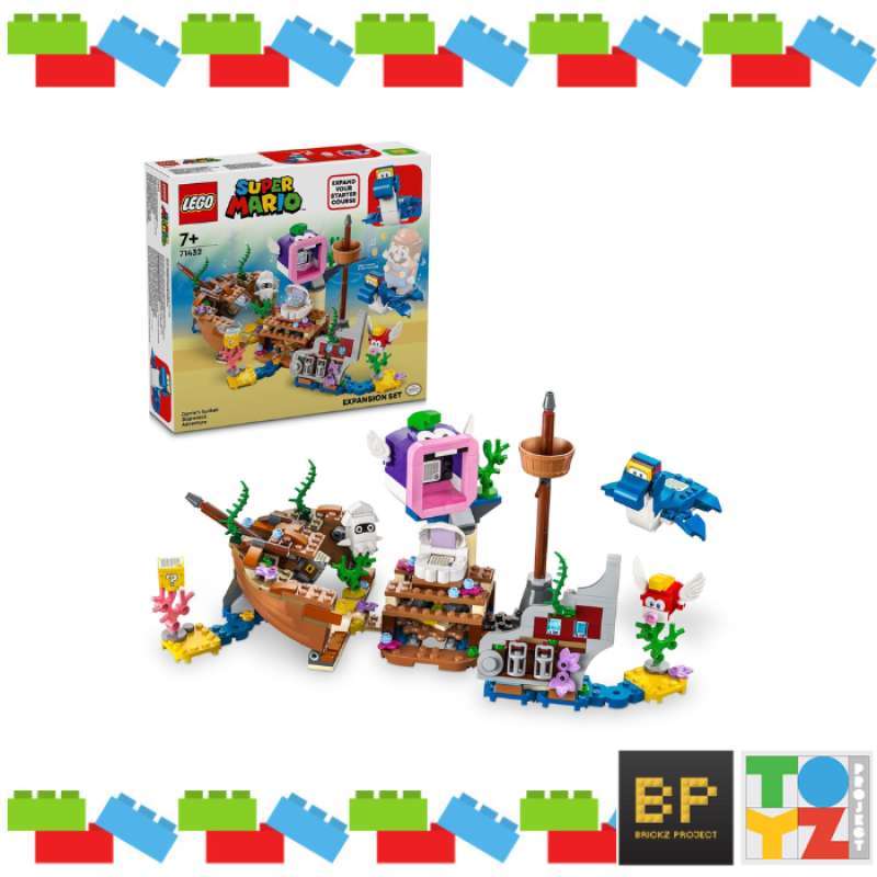 Jual LEGO 71432 Super Mario - Dorrie's Sunken Shipwreck Adventure ...