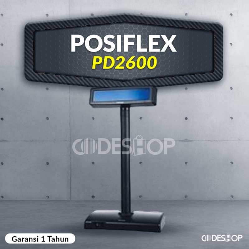 Promo Customer Display Posiflex Pd 2600 Vfd Pole Display Pd-2600 New ...