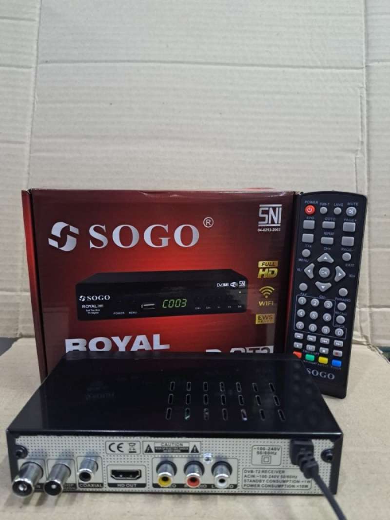 Promo Set Top Box Sogo Royal Digital 32Mbit Dvb-T2 Full Hd ...