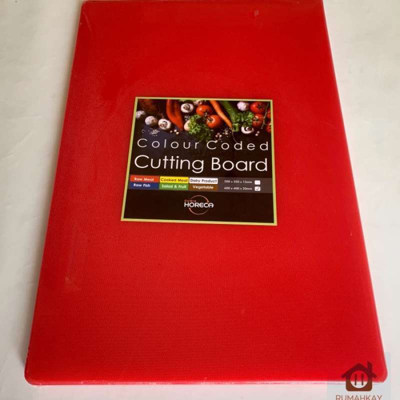 Jual Talenan Plastik Cutting Board Tebal 60 X 40 X 2 Cm - Merah Di ...