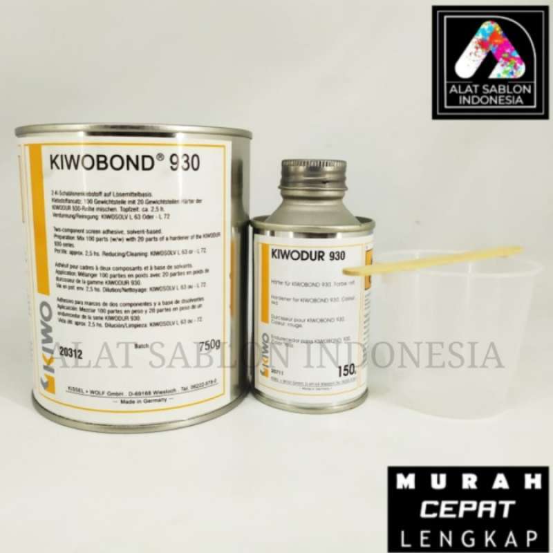Promo LEM FRAME KIWOBOND 930 ALUMUNIUM SET ALAT SABLON Diskon 23% di ...