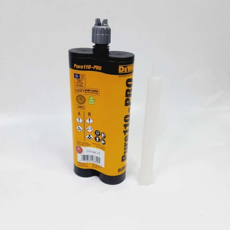 Promo Lem Beton / Lem Angkur / Chemical Anchor 620 ML DEWALT PURE 110 PRO Diskon 23% di Seller ...