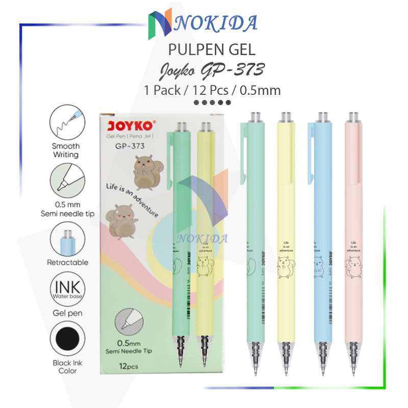 Jual Pulpen Jel Joyko 1 Pak [GP-373] / Alat Tulis Sekolah / Ballpoint ...