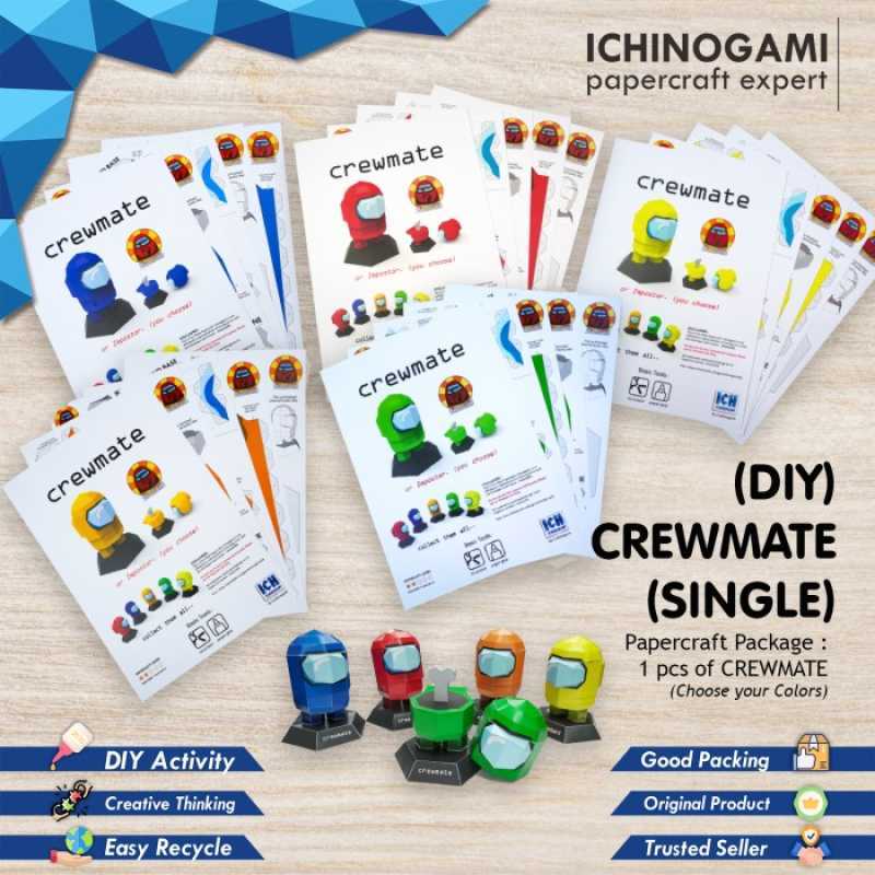 Promo PAPERCRAFT (DIY) CREWMATE SINGLE - 5 PILIHAN VARIANT - LUTOFIA ...
