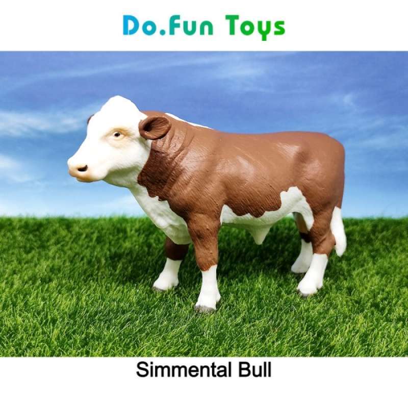 Promo SIMMENTAL BULL ANIMAL FIGURE / MINIATUR MAINAN SAPI SIMMENTAL ...