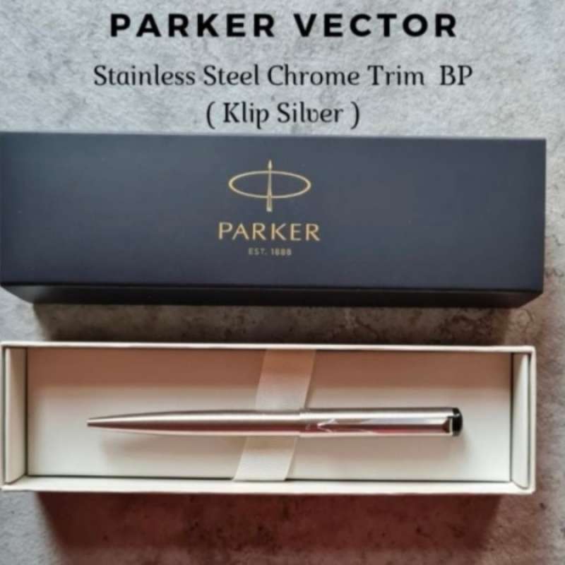 Jual pulpen parker vector matte original ballpoint +grafir laser -s - S ...