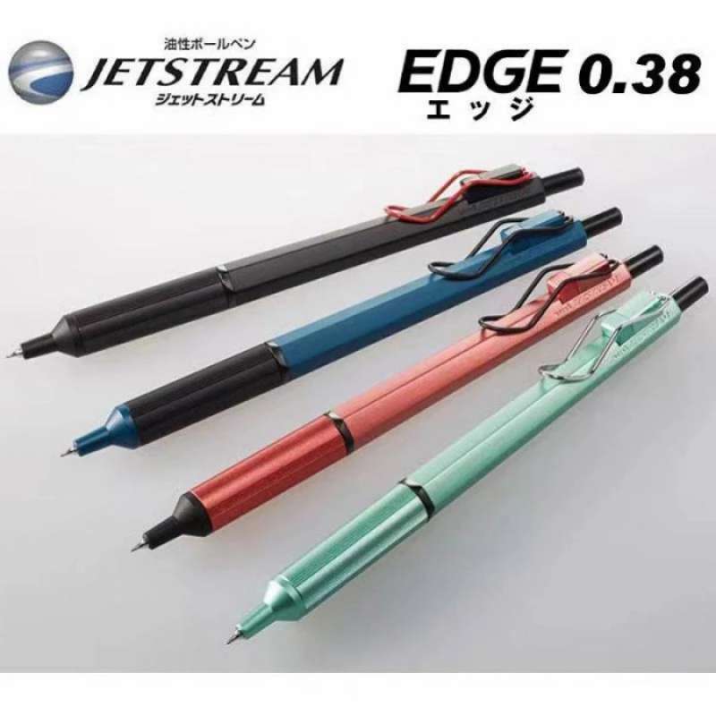 Jual uni jetstream edge 0.38mm jetstream - Prussian Blue di Seller ...