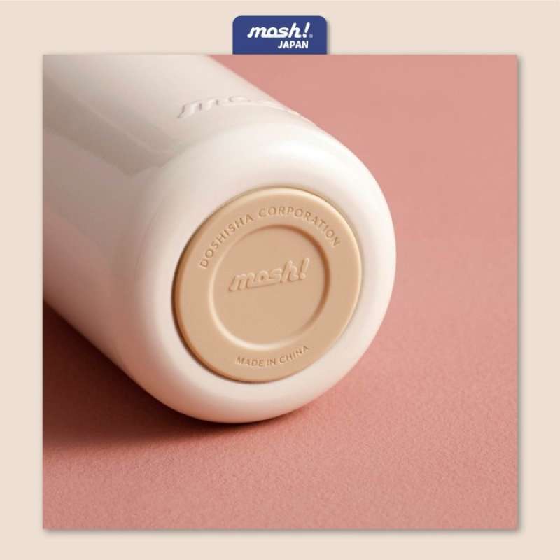 Promo NEW! MOSH MILK BOTTLE - BOTOL MINUM STAINLESS STEEL 600ML - IVORY ...