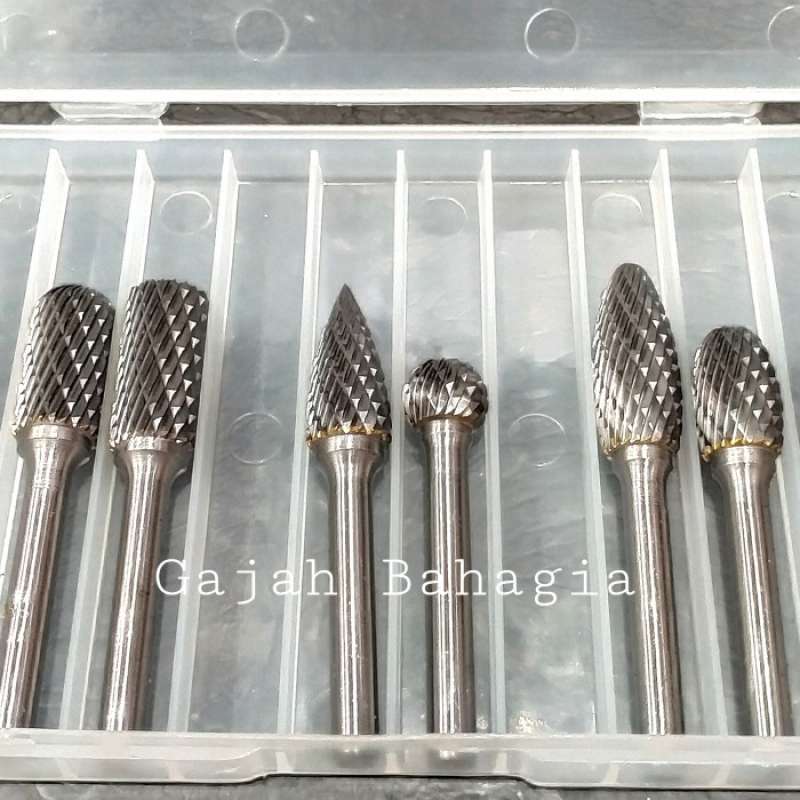 Promo Mata bor cun Mata tuner set 6mm x 12mm Mata bor cuner ukir grafir ...