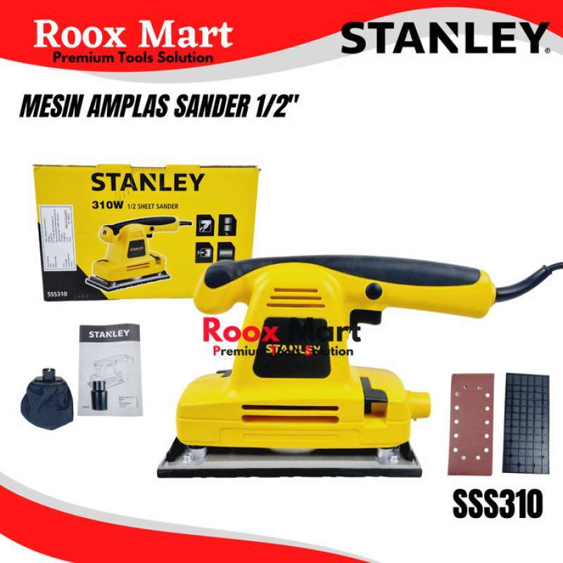 Promo Mesin Amplas Listrik 310w Stanley Sss310 1/2 Sheet Sander Diskon ...
