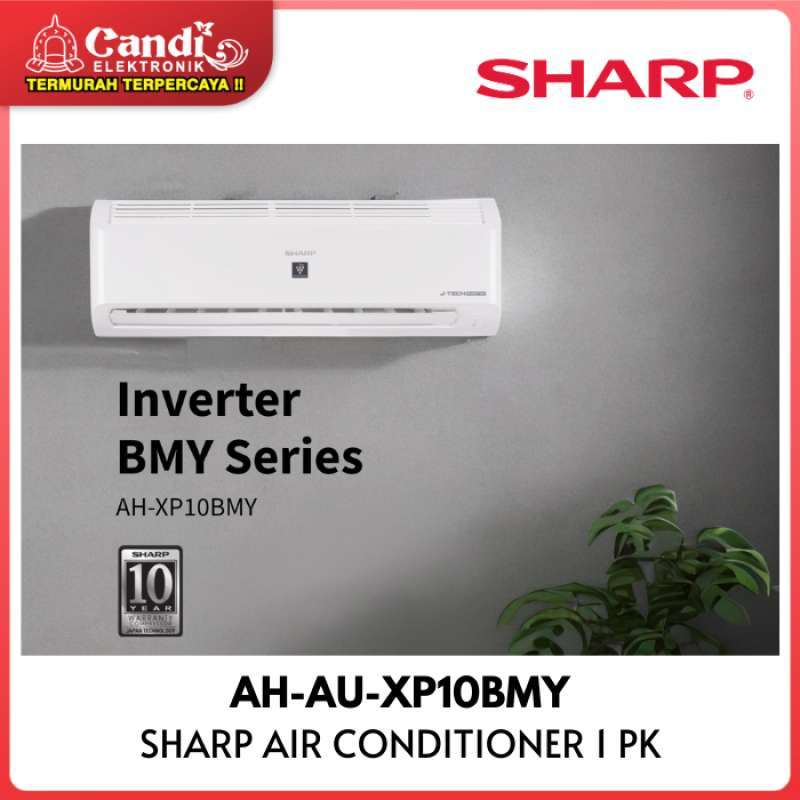 Promo SHARP Air Conditioner AC Split 1 PK J-Tech Inverter Plasmacluster ...