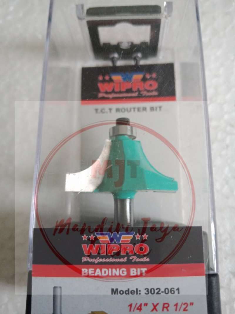 Jual Mata Profil Kayu Beading Bits 2 Flute 1/4 x R 1/2 WIPRO di Seller ...