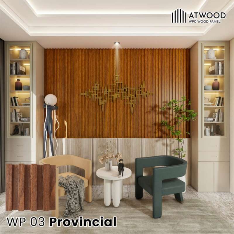 Promo Promo Atwood Panel Wpc Dinding - Wall Panel Partisi Kayu Pvc ...