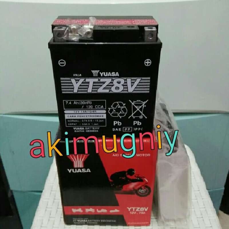 Promo aki ytz8v gtz8v 12v 7ah GARANSI Diskon 1% di Seller SNJ Sentra ...