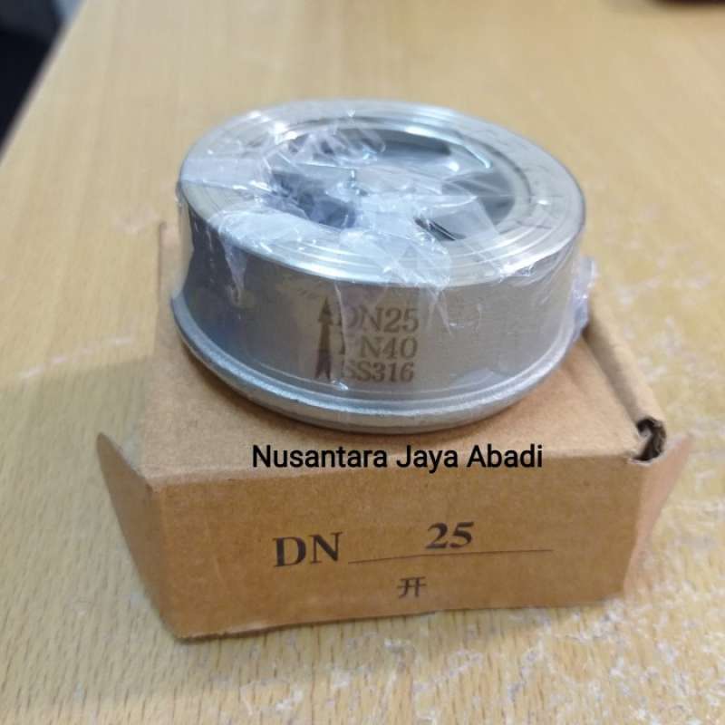 Promo DISCO / WAFER CHECK VALVE STAINLESS 316 PN 40 1 INCHI DN 25 - SELERA_KITA STORE Diskon 50% ...