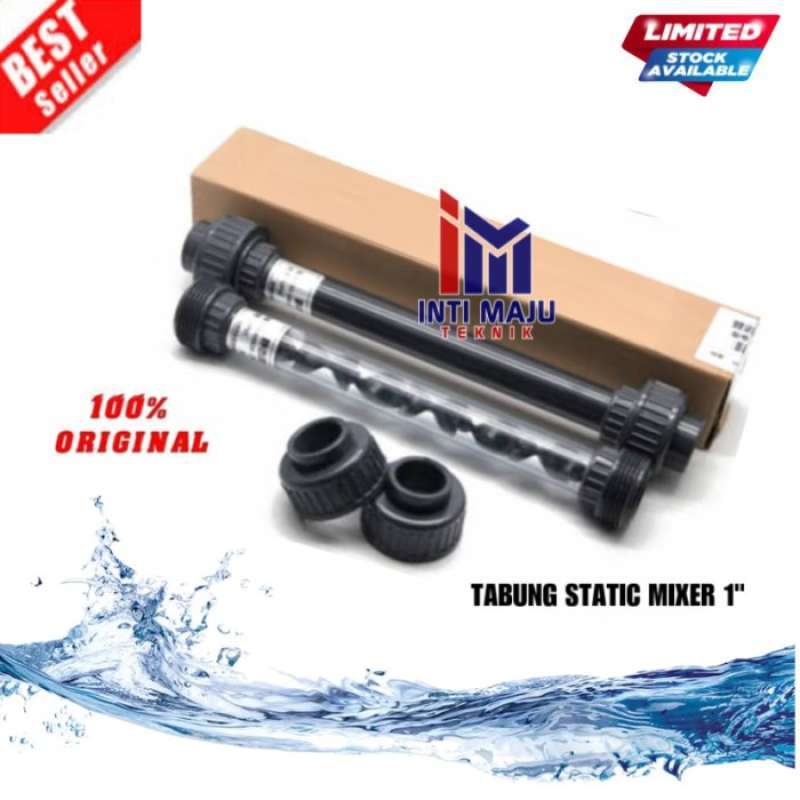 Promo Tabung Static Mixer 1 Upvc 1 Inch Statis Mixer Ozone Tahan Karat ...