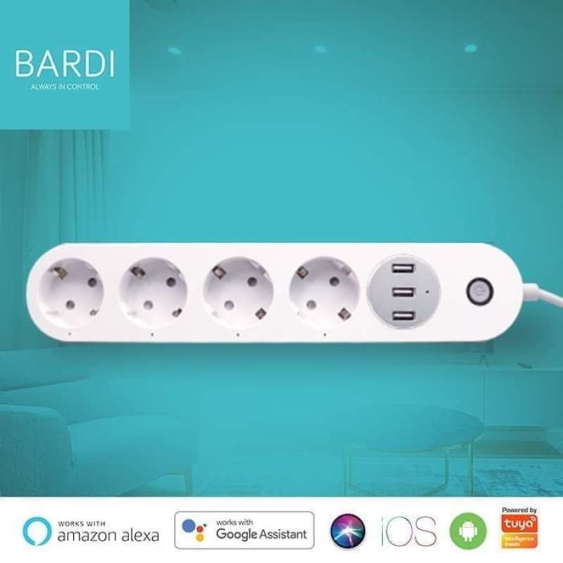 Promo BARDI Smart Extension Power Strip Colokan Stop Kontak Pintar Wifi IoT Diskon 23% di Seller ...