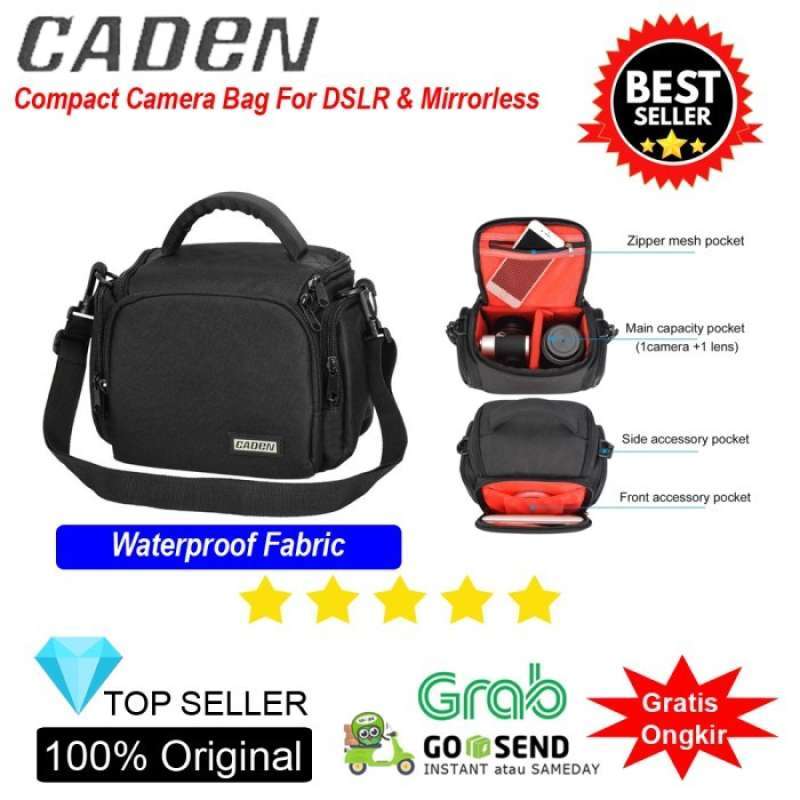 Promo Caden Camera Bag DSLR & Mirrorless D11 - Tas Kamera Simple dan ...
