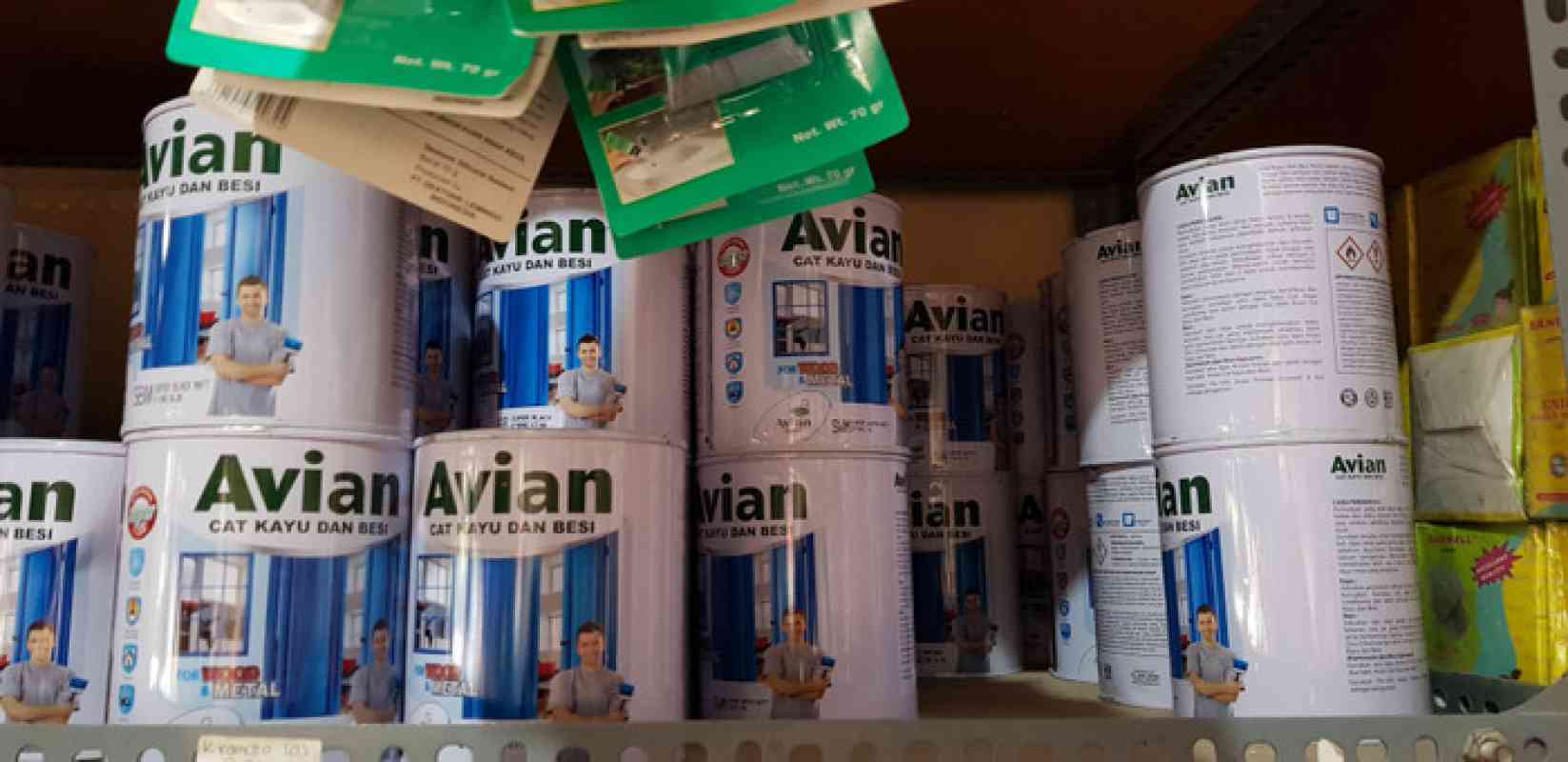 Promo Avian Cat Kayu Dan Besi Tersedia Berbagai Macam Warna Tinting ...