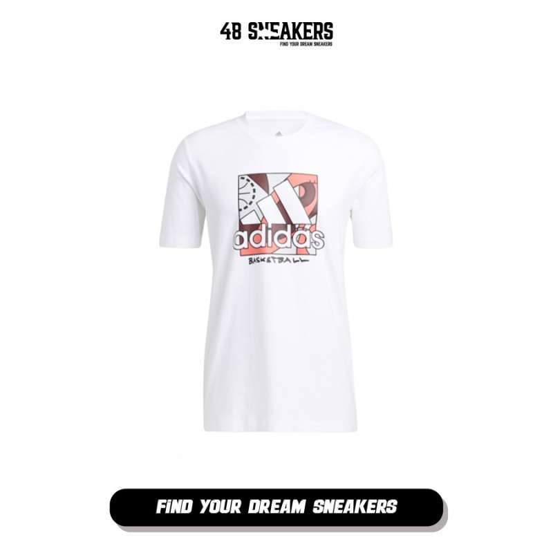 Promo Kaos Pria Adidas Universal Badge White (HC6911) Original Diskon ...