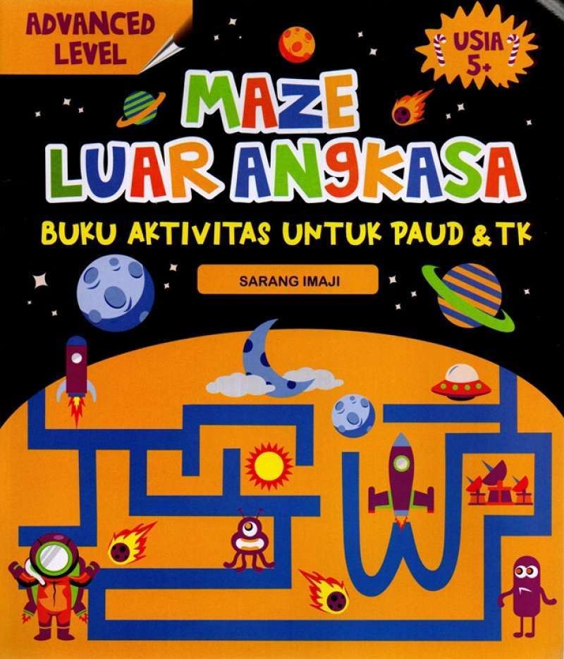 Jual Maze Luar Angkasa, Buku Aktivitas Untuk Paud & Tk di Seller ...