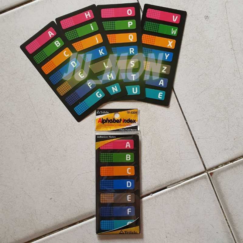 Jual Posh-it/ Stick Note Abjad A-Z Trifelo TF-5209 di Seller jumon_mart ...