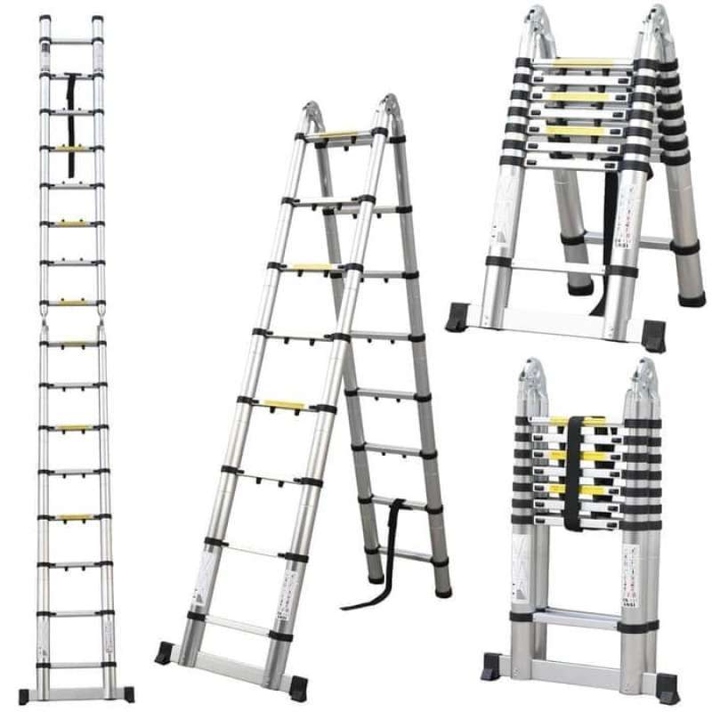 Promo Blackfoot Double Telescopic Ladder Gt 5 Meter Tangga Lipat 14 ...