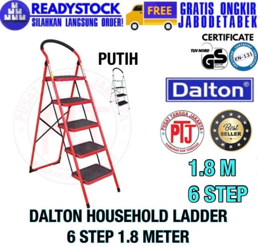Promo Tangga 6 Step Dalton Ml-406E Tangga Duduk Rumah Step Lebar 1,8M ...