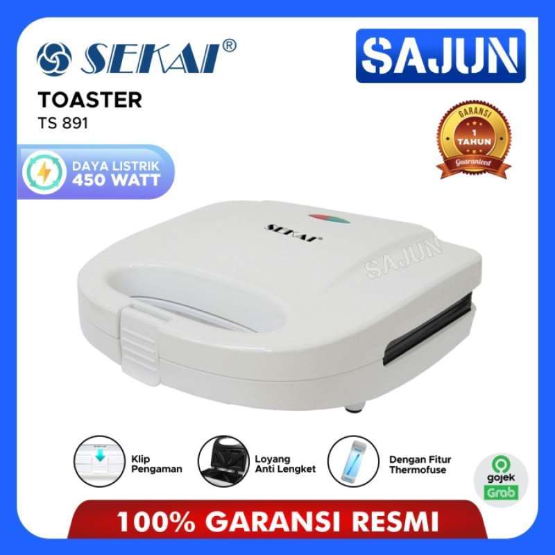 Promo Sekai Toaster Roti Ts891 Pemanggang Roti Ts 891 Sandwich Toaster ...