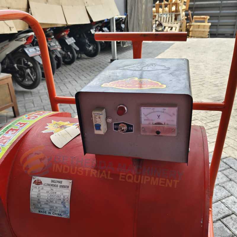 Jual Generator 5000 Watt 3 Phase Alternator Genset Dong Feng Almunium ...