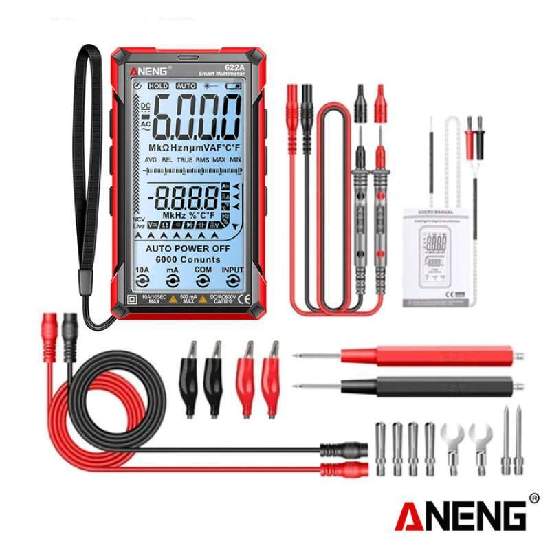 Promo ANENG 622A PRO DIGITAL MULTIMETER 6000COUNTS INFRARED LASER ...
