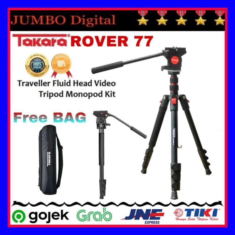 Jual takara rover 77 tripod monopod proffesional rover77 original di ...