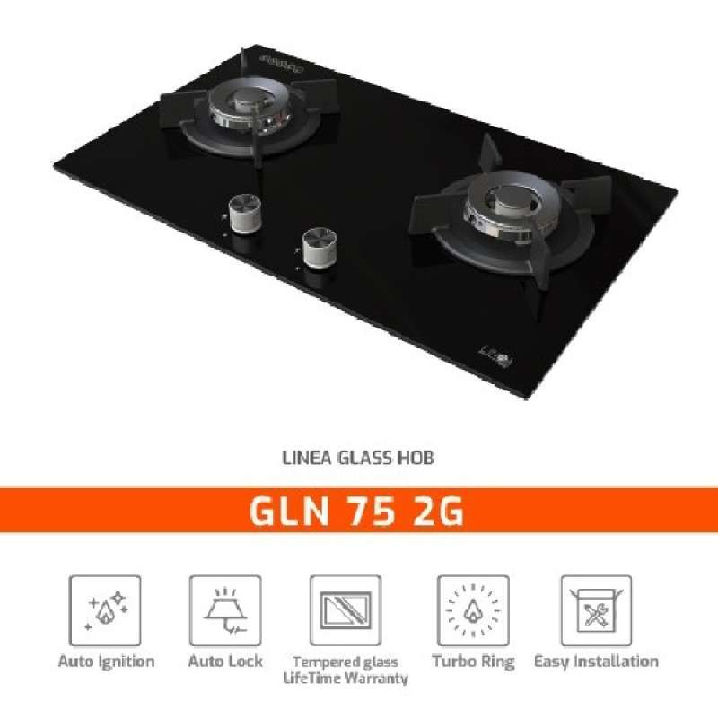 Jual Kompor Tanam Gas 2Tungku Built In Gas Hob Linea Teka GLN 75 2G di ...