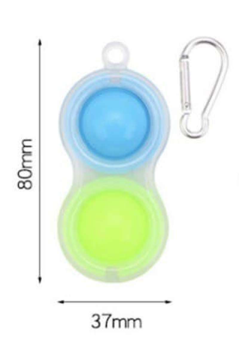 Promo SIMPLE DIMPLE POP IT GLOW IN THE DARK FIDGET TOYS TIKTOK VIRAL ...