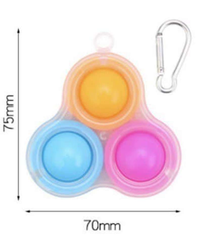 Promo SIMPLE DIMPLE POP IT GLOW IN THE DARK FIDGET TOYS TIKTOK VIRAL ...