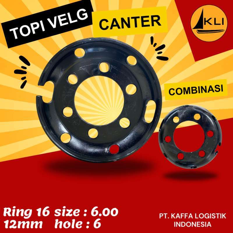 Jual TOPI VELG CANTER/ISUZU ELF NKR 71/NMR 71 RING 16 LUBANG 6 TEBAL 12MM LUBANG ANGIN BULAT ...